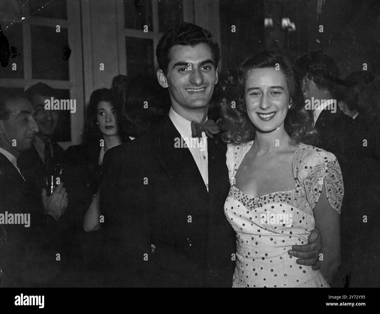 Bonar Colleano Jr and Celia Lipton. 16 September 1946.[?] Stock Photo ...