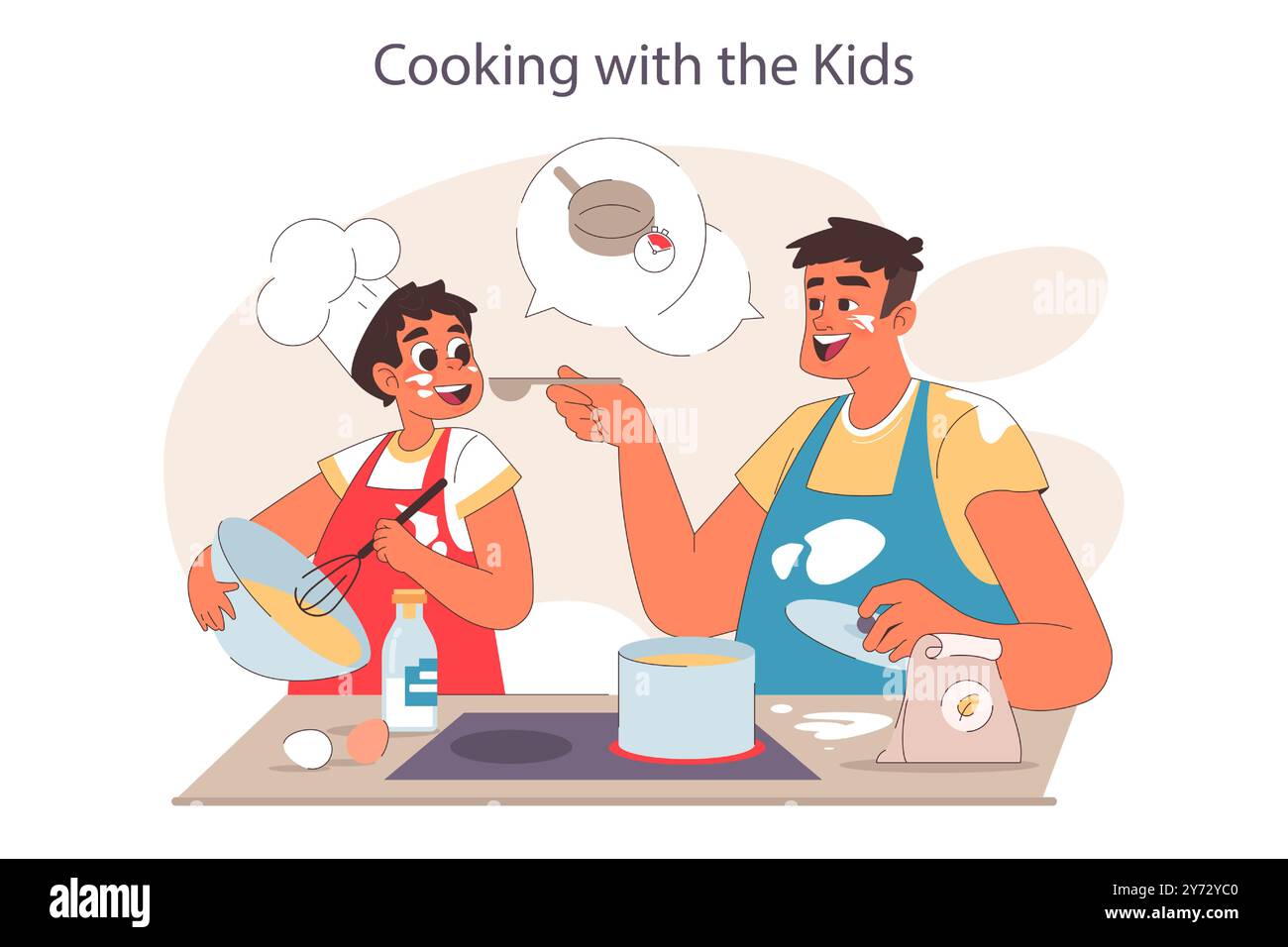 Father and son relationships. Happy loving family, positive parenting ...