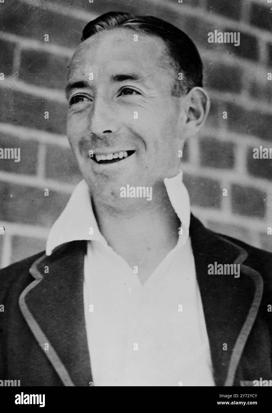 Lindsay Hassett, captain of the Australian services XI, is tipped for ...