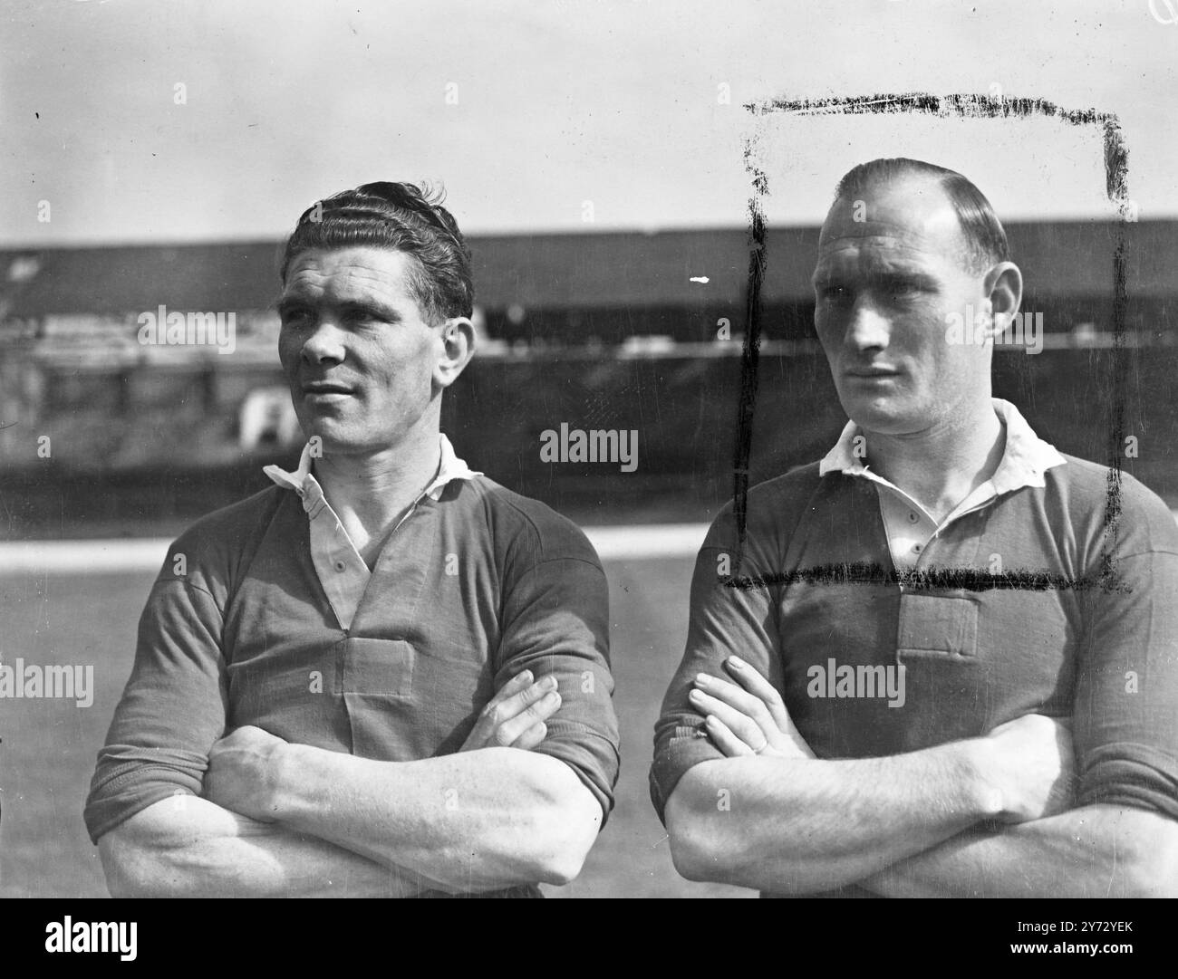 New picture of Billy Robinson and Jack Oakes, centre half of the ...