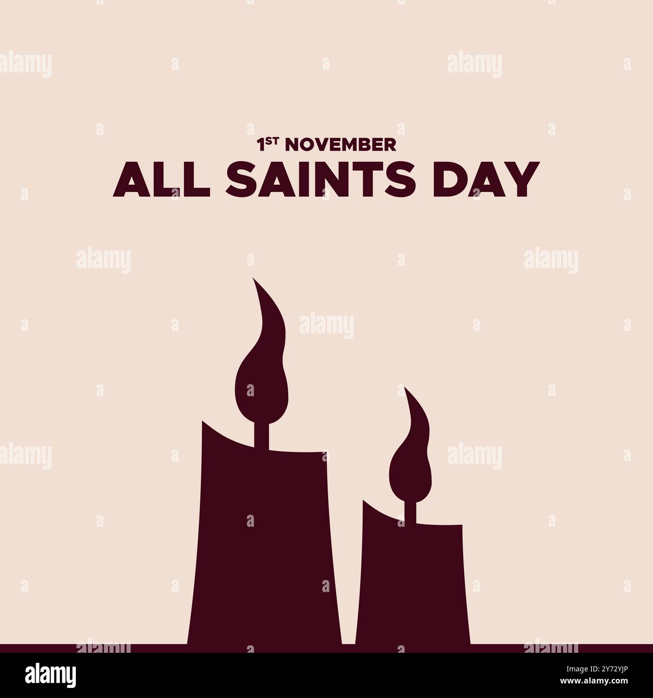 All Saints’ Day, 1st November All Saints’ Day, stock illustration ...