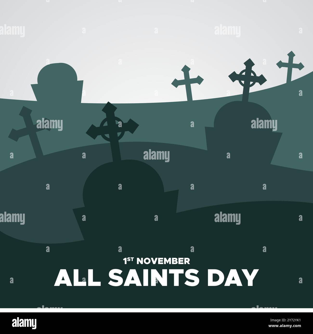 All Saints’ Day, 1st November All Saints’ Day, stock illustration ...