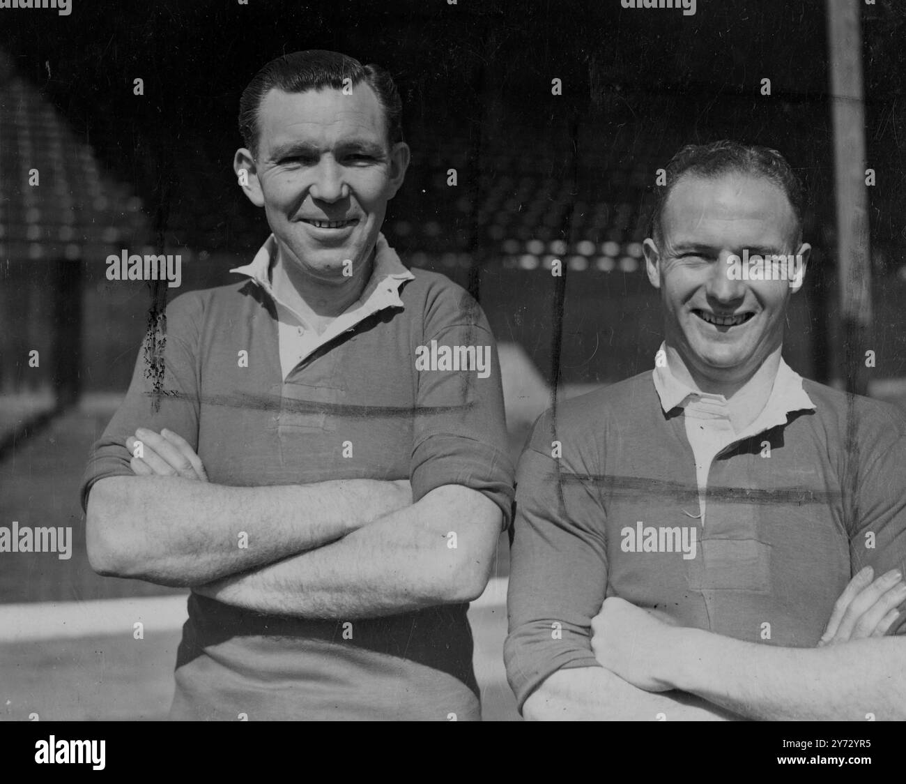 New picture of Burt Turner, right back and Chris Duffy, Outside left of ...