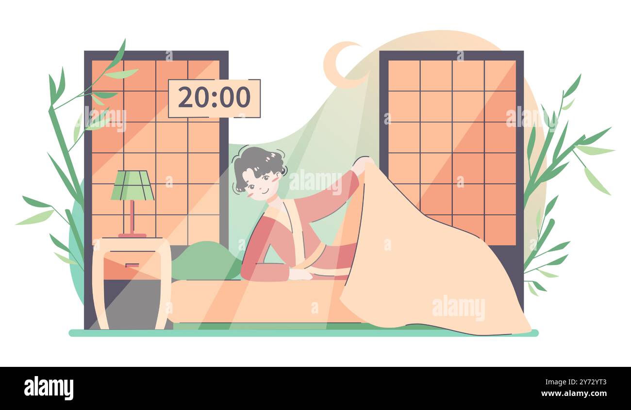 Daily lifestyle of an asian man. Japanese man in traditional clothes ...