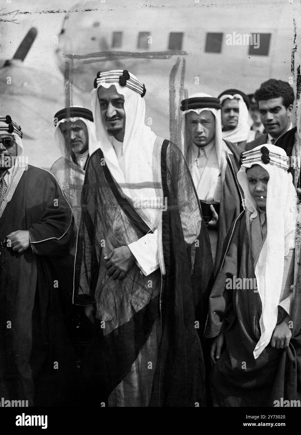 The Emir Feisal Ibn Abdul, Crown Prince of Saudi-Arabia, has arrived by ...