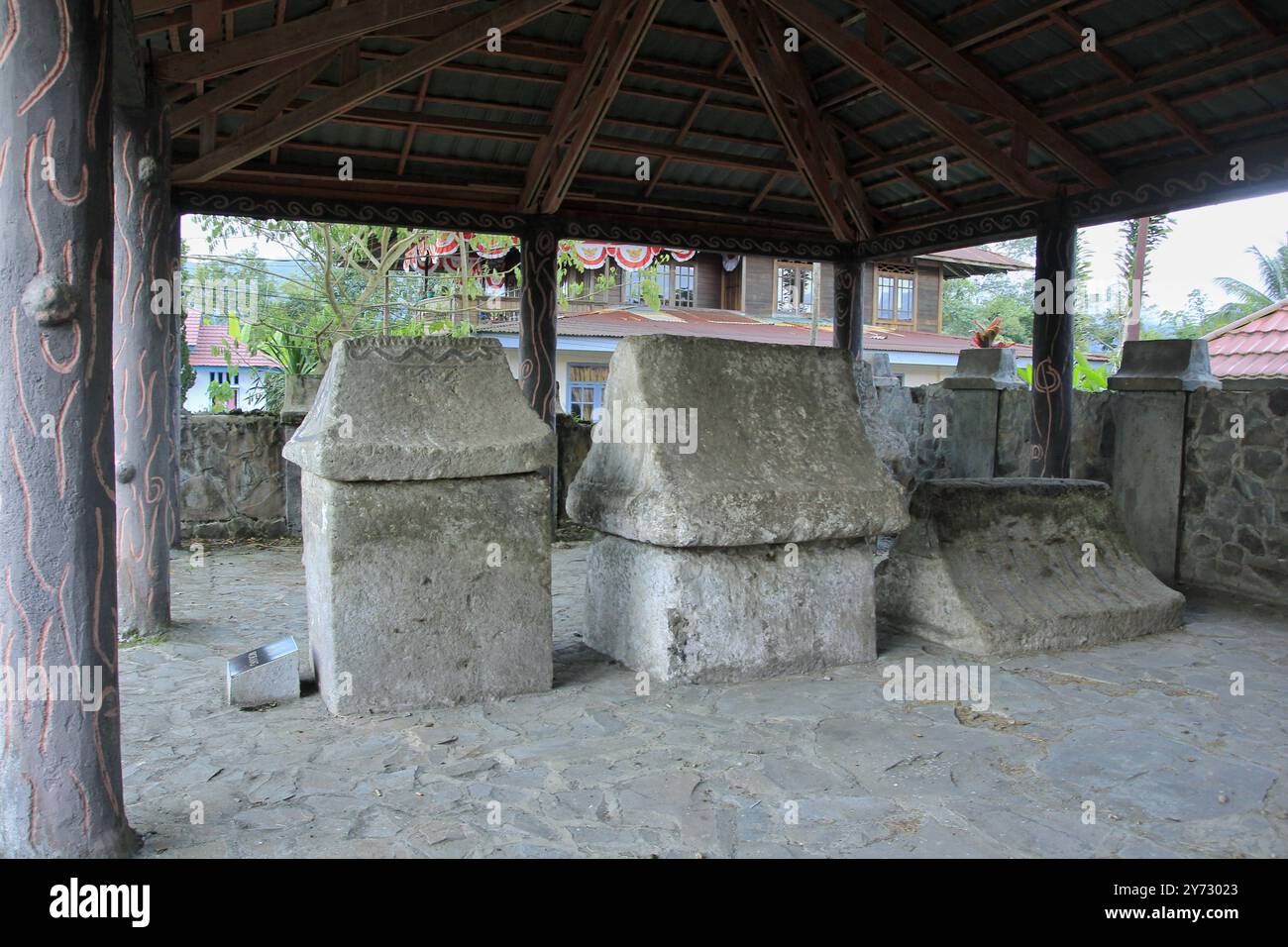 The ancient heritage of waruga 'Opo Worang' which is estimated in ...