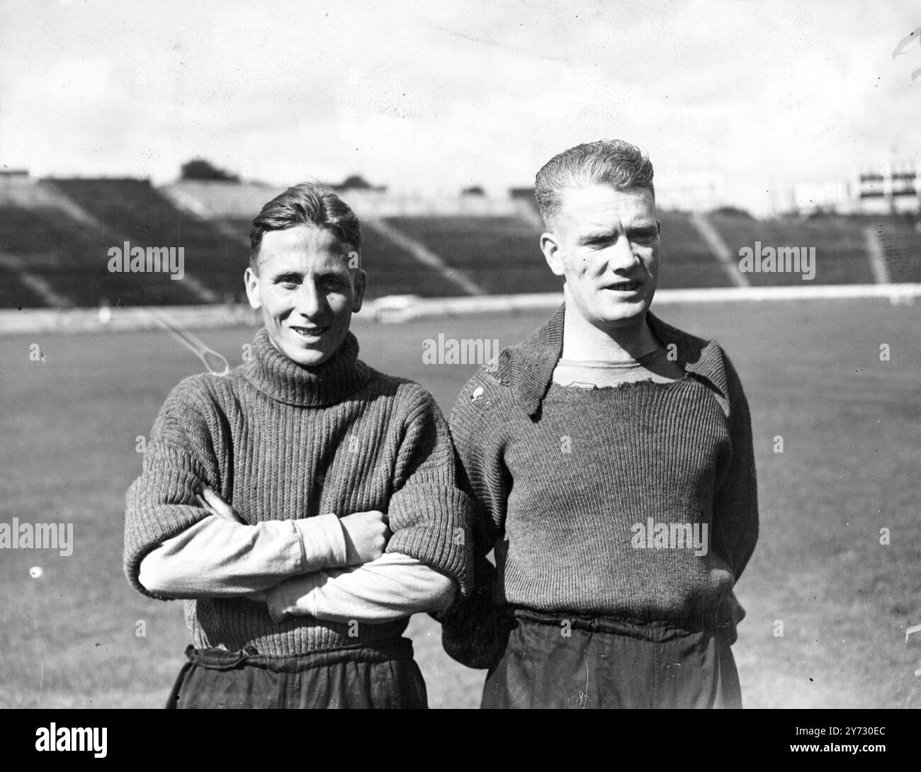 Jimmy Argue (right) Danny Winter (left) Chelsea footballers Stock Photo ...