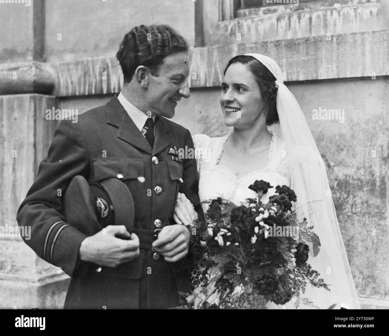 6000 miles to marry. Miss Marion Bricker , who was flown 6,000 miles ...