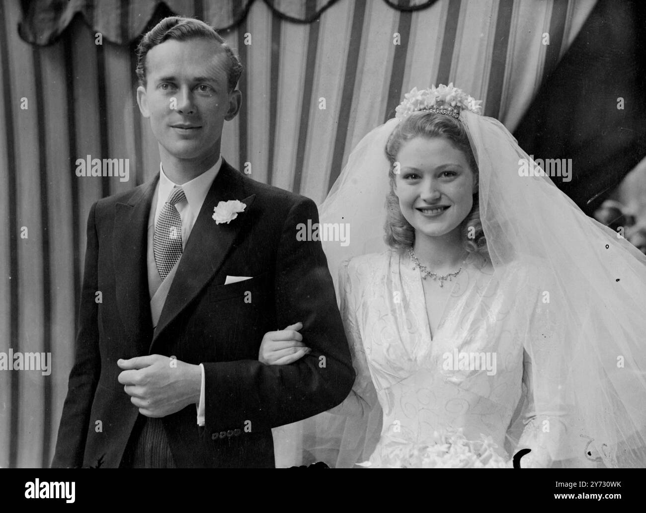 Captain Julian Pitt Rivers married to Miss Tattiana Tennant. 17 August ...