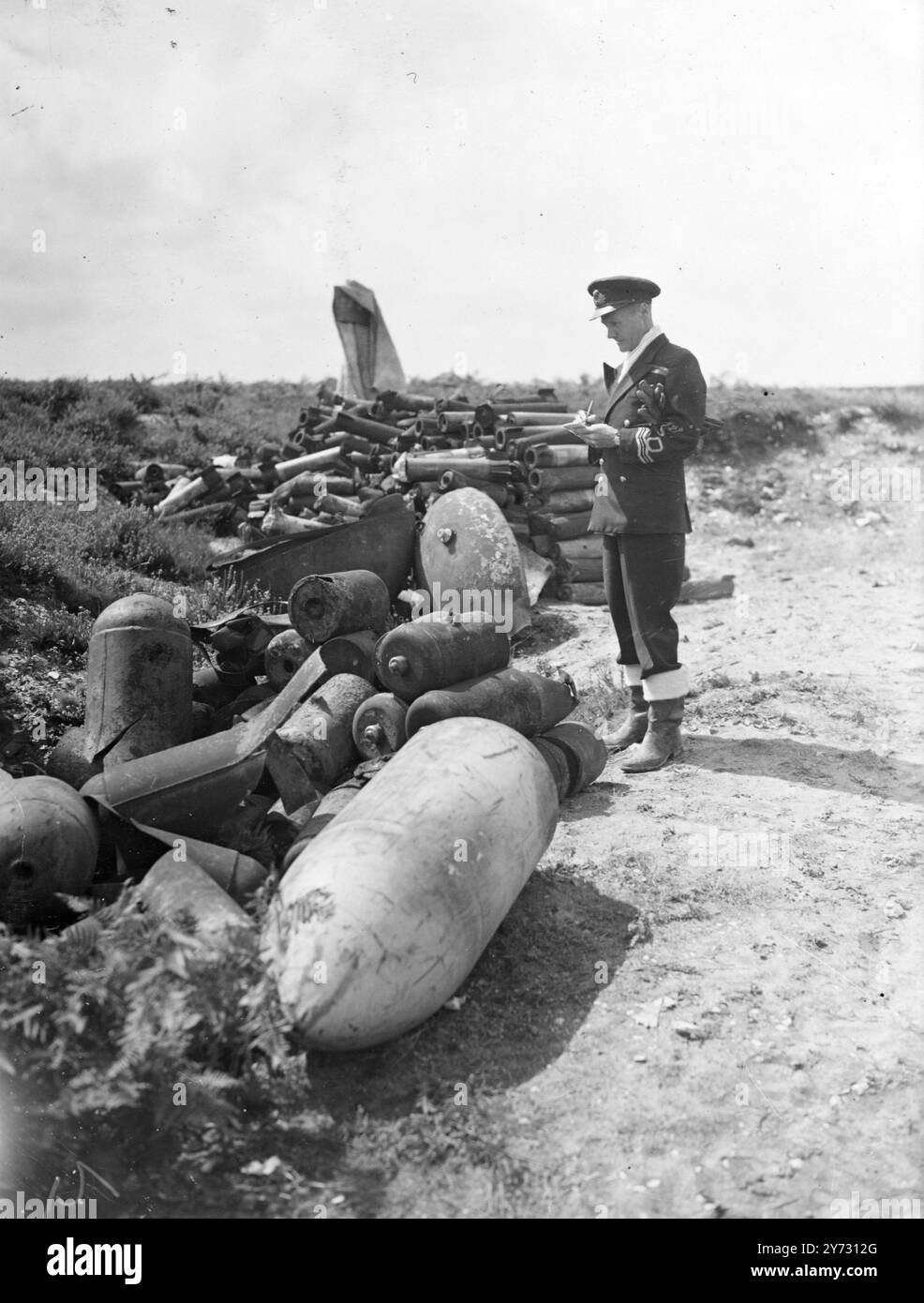The end of the beginning. On Dorset coast at Studland Bay, 120 officers ...