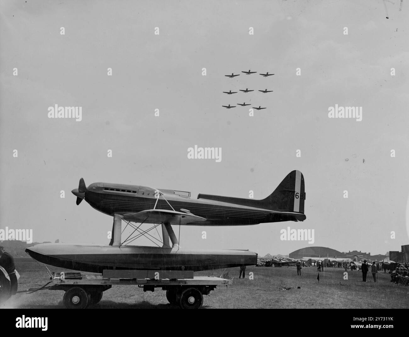 Supermachine S6B. Took part in the Schneider Trophy competition of 1931 ...