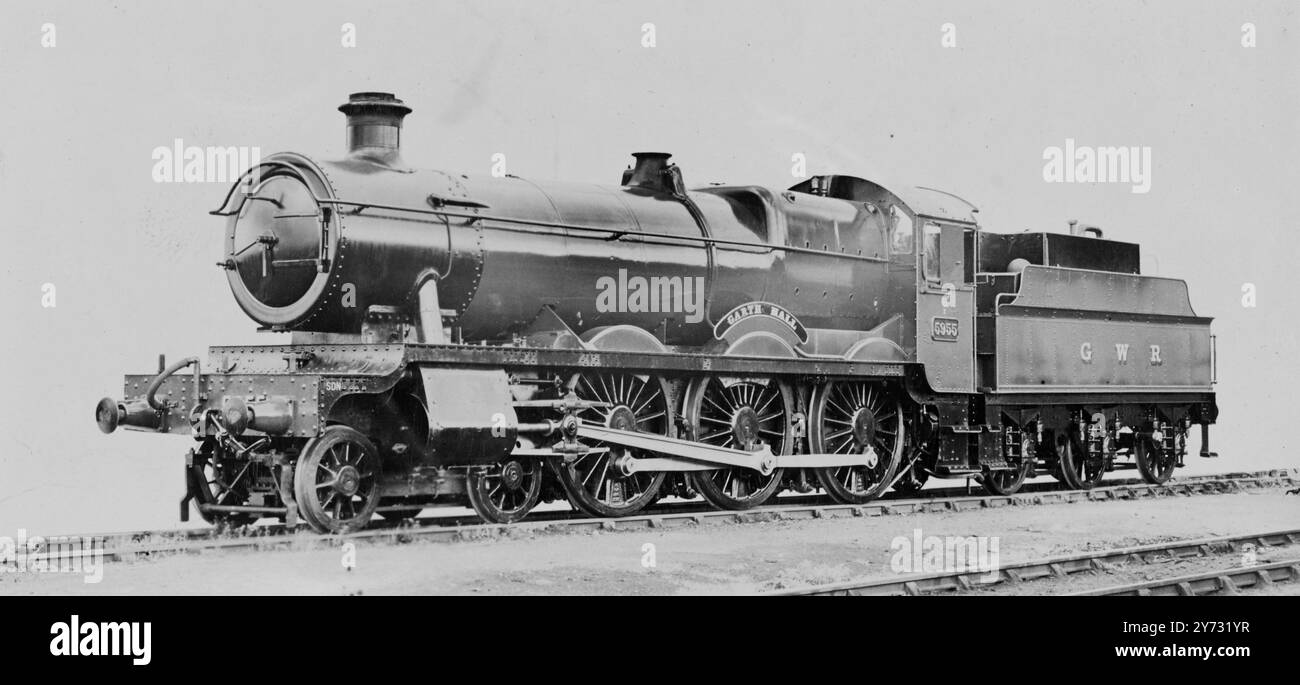 G.W.R Locomotive. Undated Stock Photo - Alamy