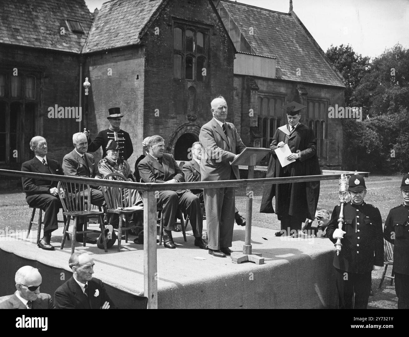 Foundation building of Blundell's School, Tiverton, Devon, founded by ...