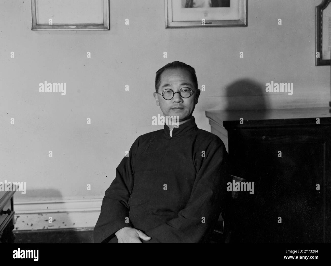 Bishop T.K Shen, of the all Chinese missionary dioceses of Shensi, and ...