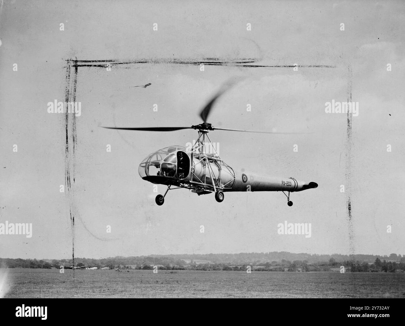 The Cierva W.9, an experimental helicopter, the only 'a British ...