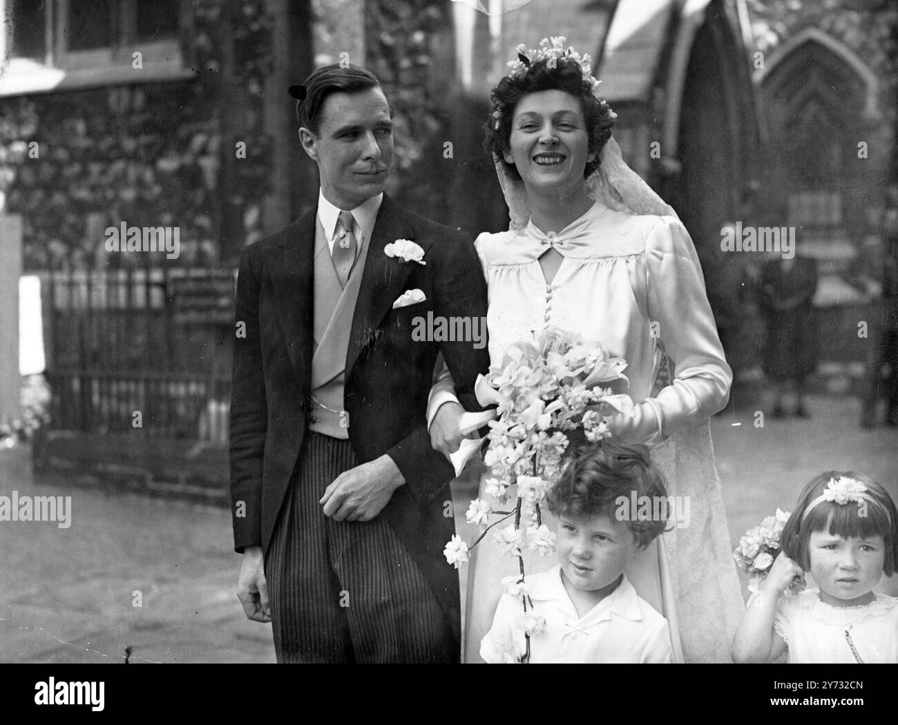 St Michael's, Chester Square, London, was the scene this afternoon of ...