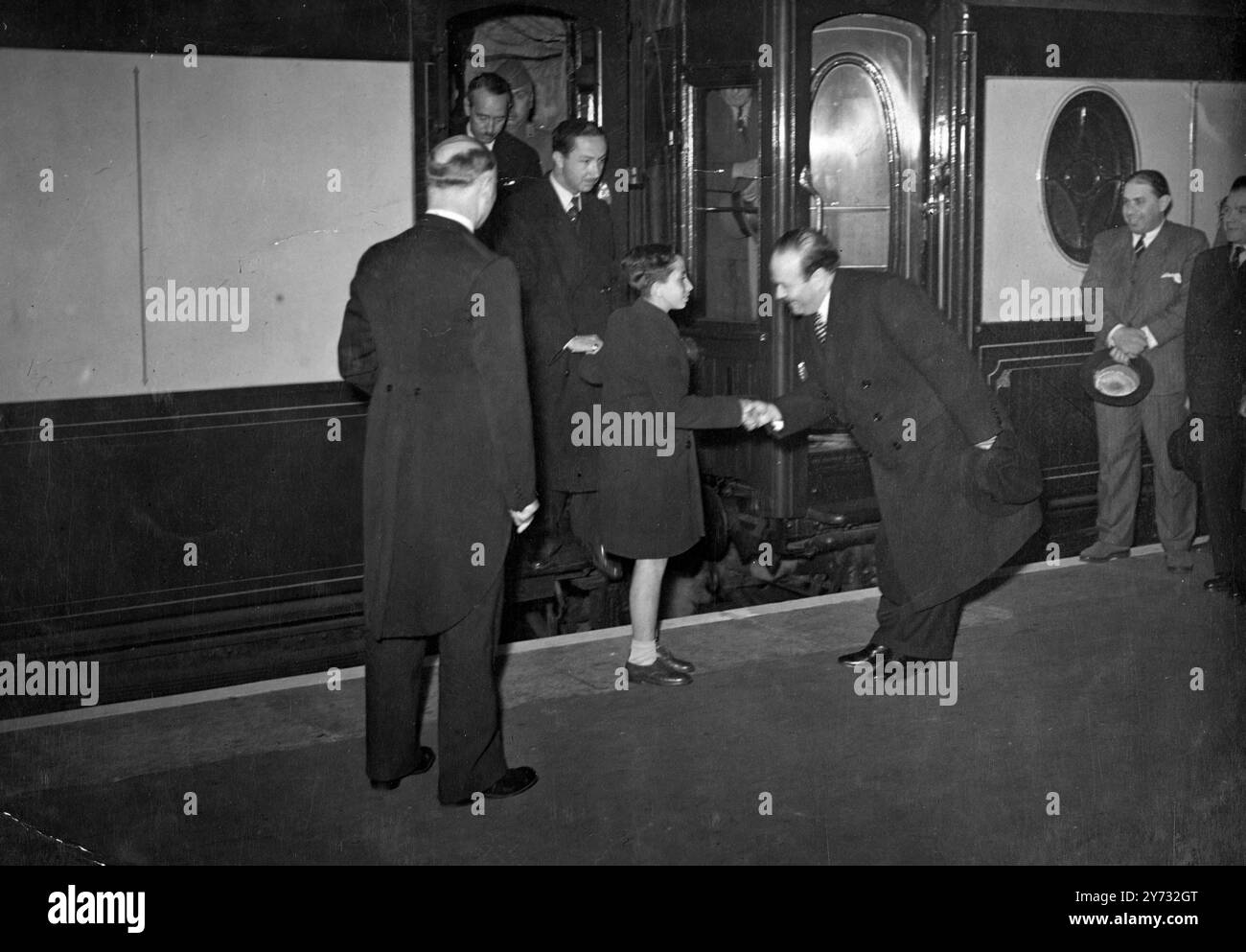 King Feisal, the 11-year-old ruler of Iraq, arrived in London from ...