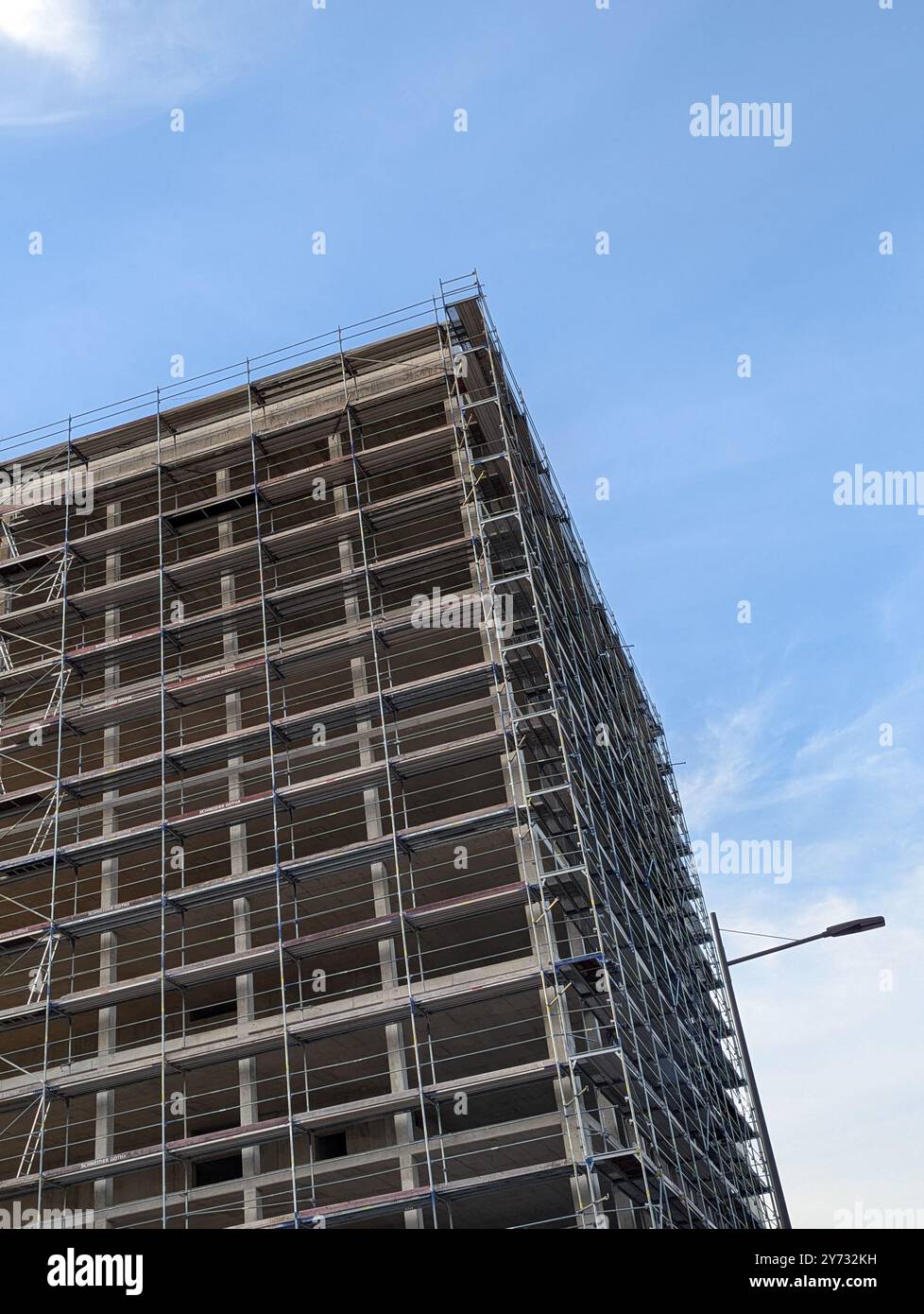 Construction Site, scaffold Stock Photo - Alamy