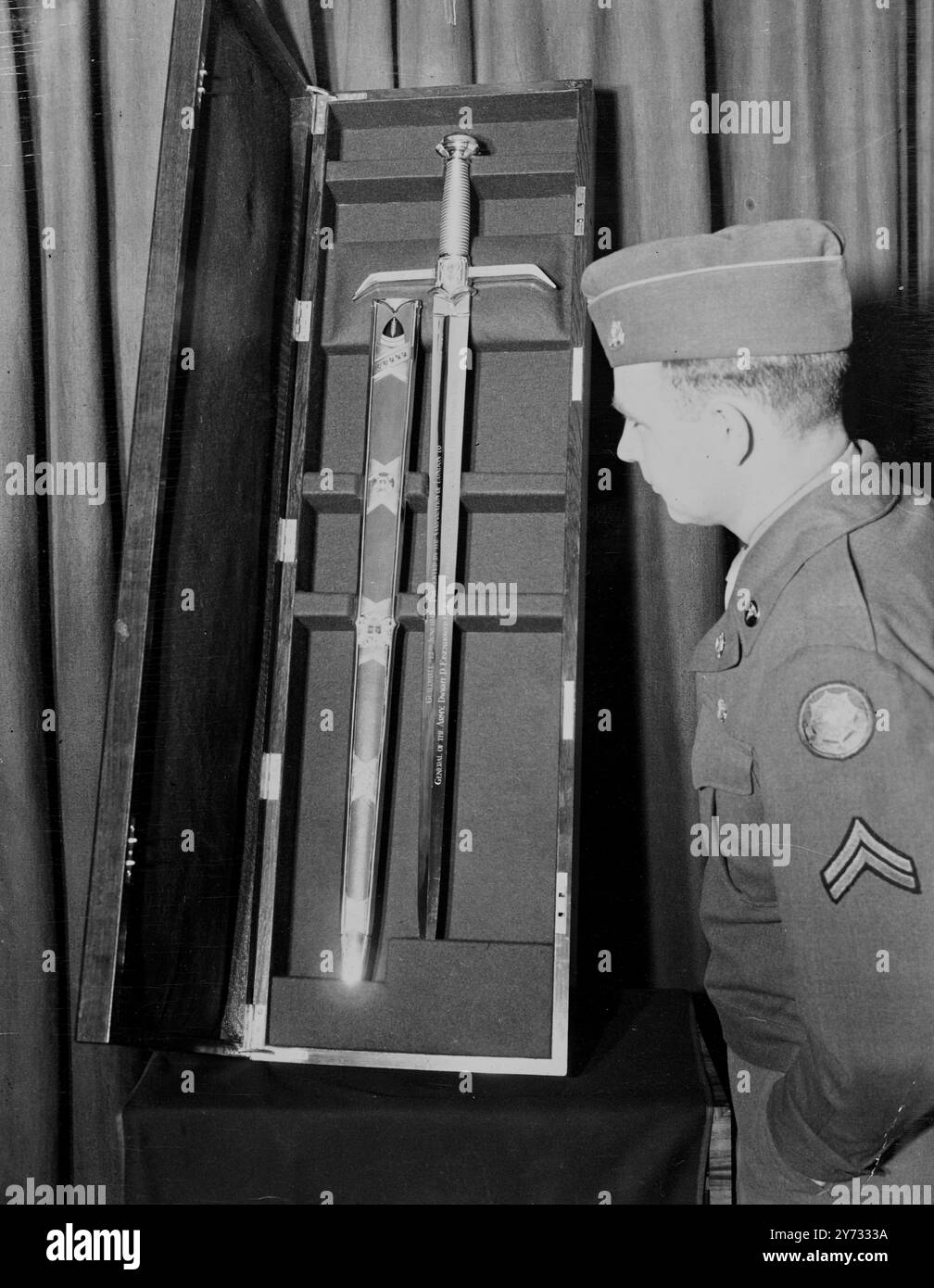 The Sword of honour presented to general Dwight D Eisenhower, G.C.B., O ...