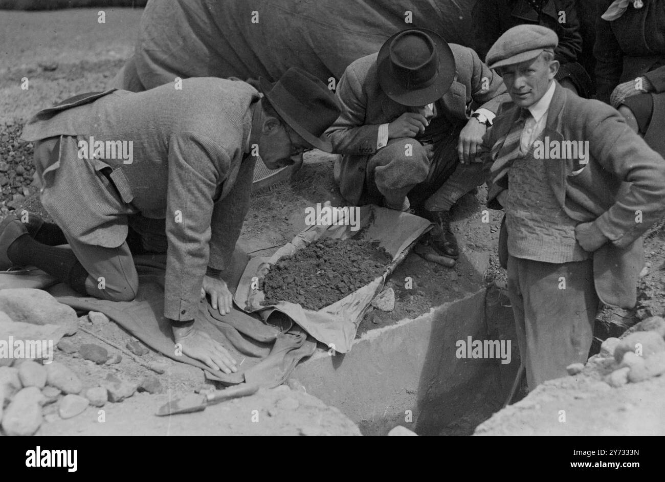 Farm excavation Black and White Stock Photos & Images - Alamy