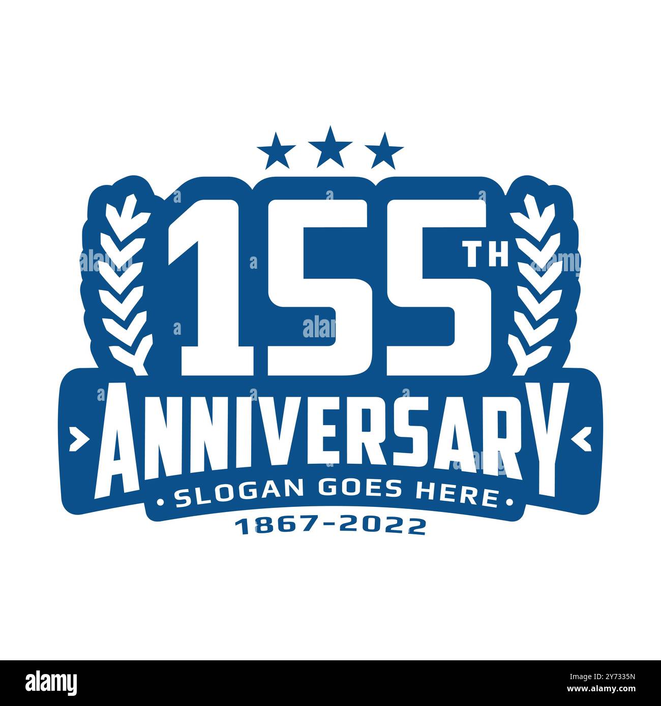 155th logo Stock Vector Images - Alamy