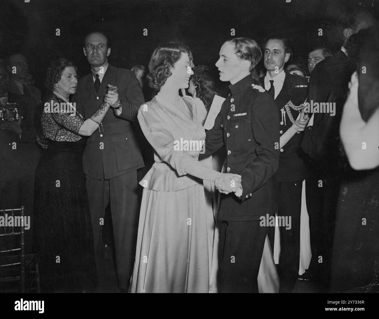At the anniversary of Ve-Day, Princess Elizabeth made her first public ...