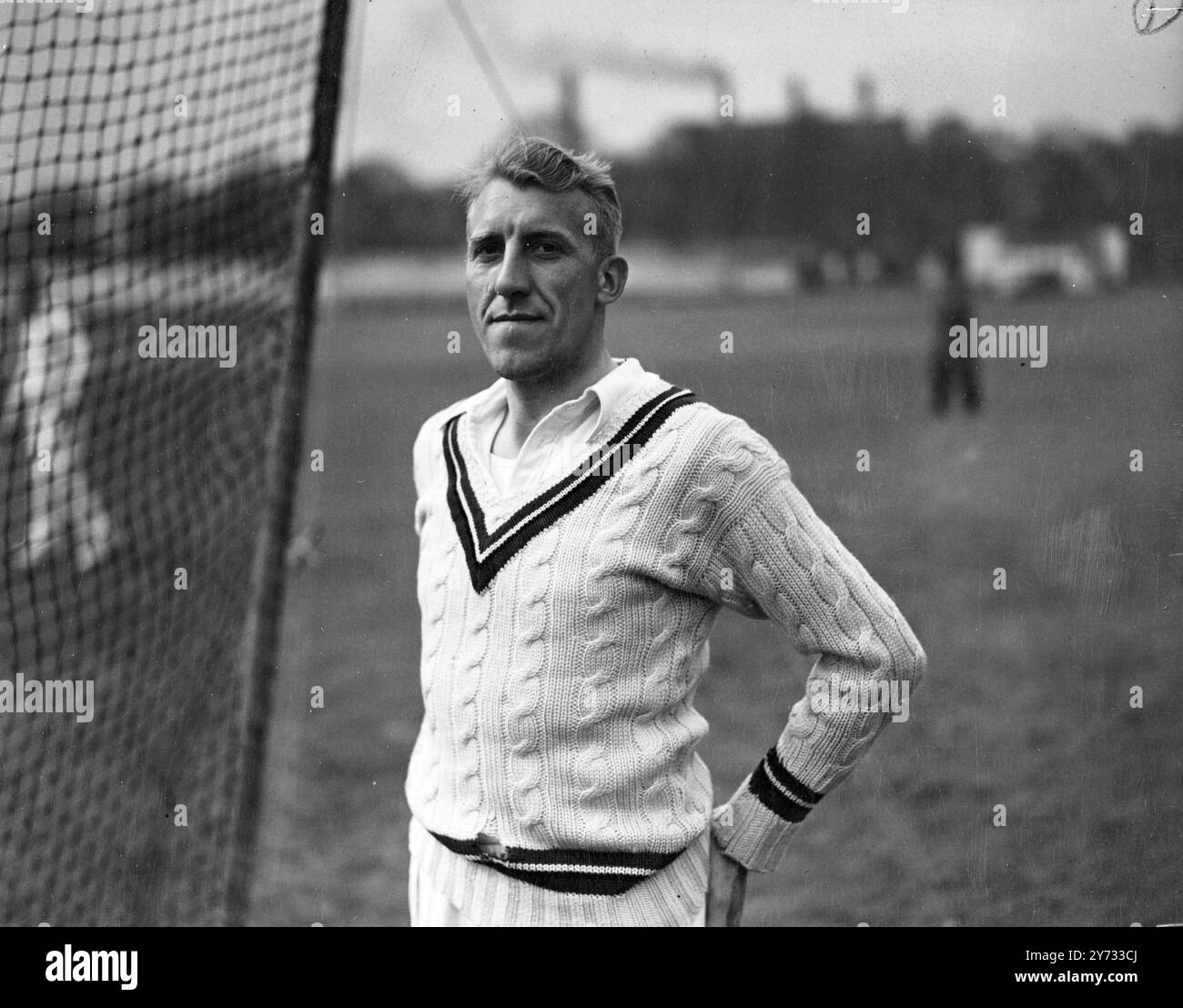 Cricketer P. Jackson for the Worcestershire County Cricket ClubCounty ...