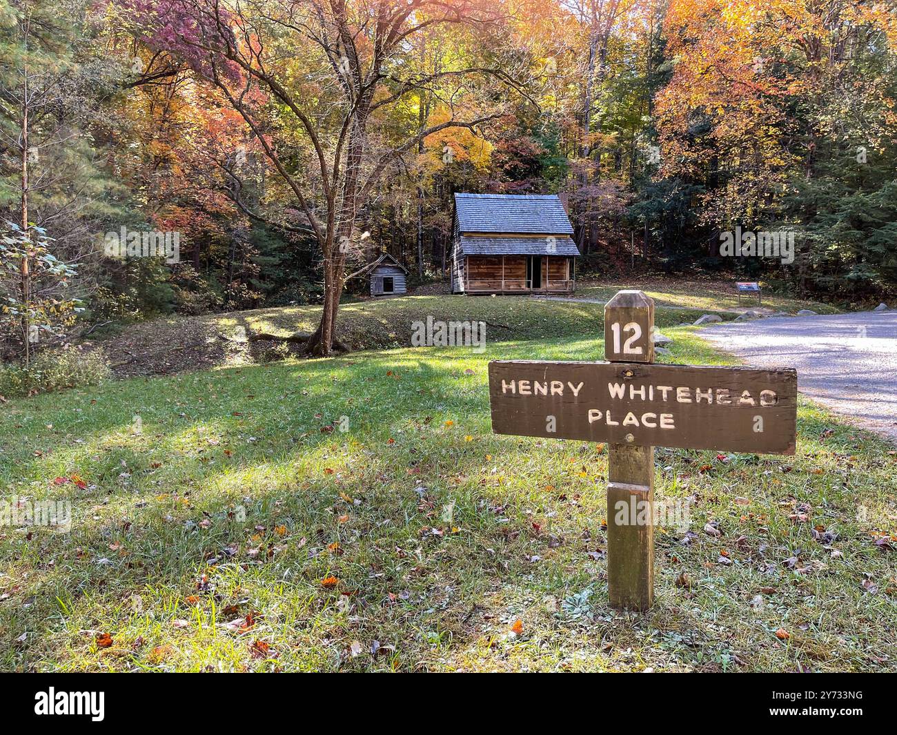 The historic Henry Whitehead Place, Cades Cove, Great Smoky Mountains National Park, Tennessee ...