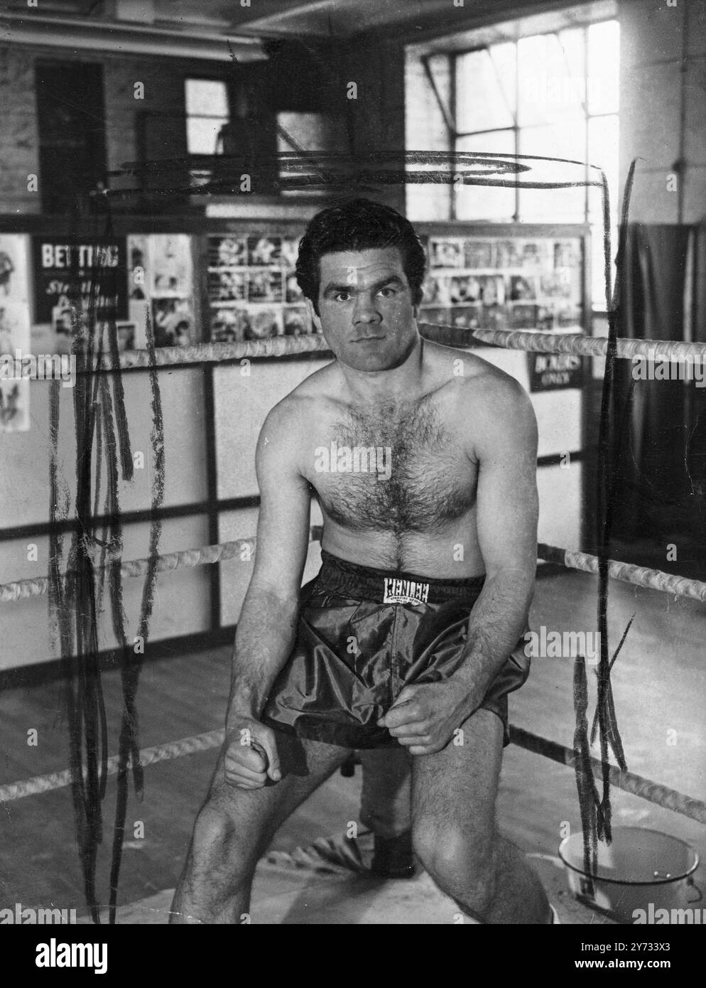 English boxing champion Freddie Mills. 24 April 1946 Stock Photo - Alamy