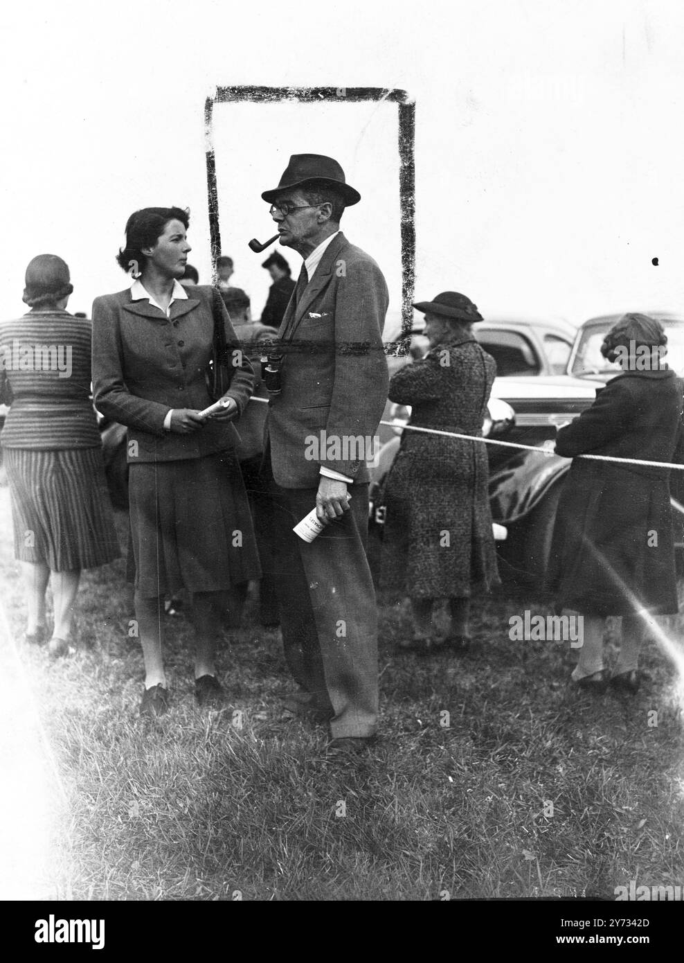 Lord Elton and his daughter the Hon. Rosemary Elton at the Bicester and ...