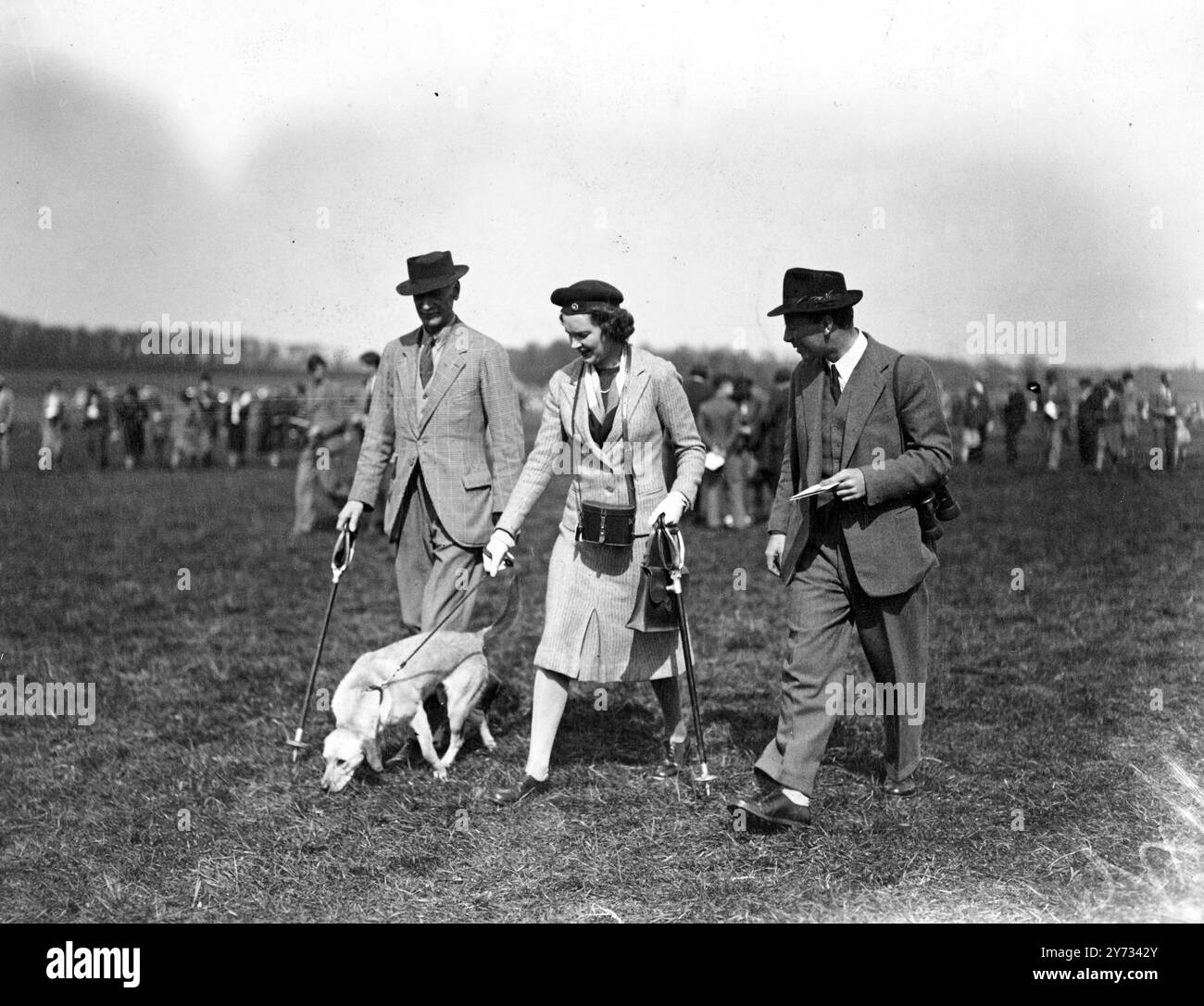 Capt P.L.Ransom, Miss Bridget Ransom and Major V. Whitworth at the ...