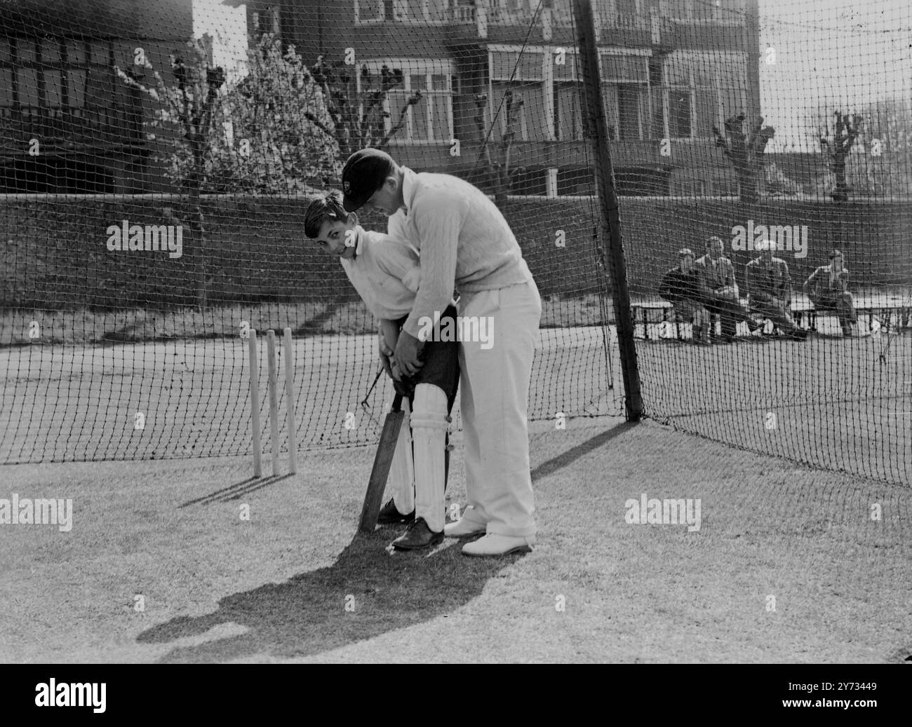 Open-air cricket practice has begun at the Hove ground of the Sussex ...