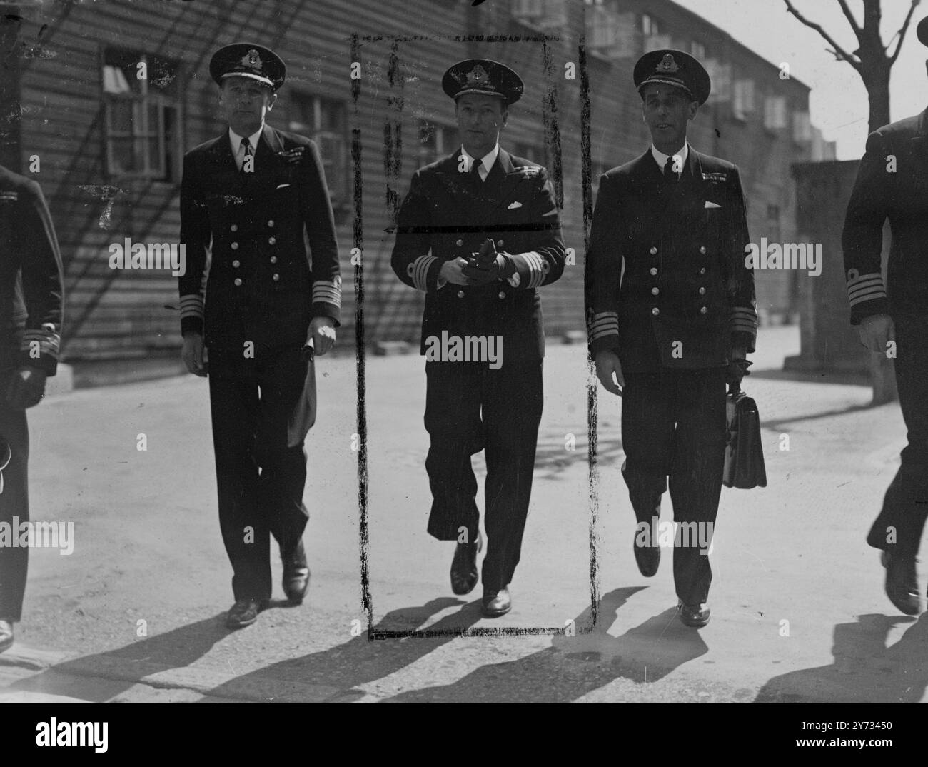 The captain of the "Oswald", Lt. Cmdr David Alexander Frazer faces a ...