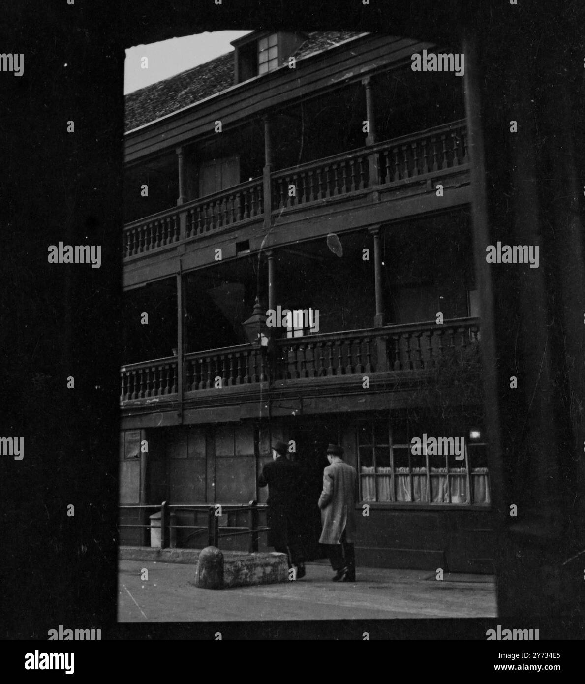 George Inn Yard, Southwark Stock Photo - Alamy