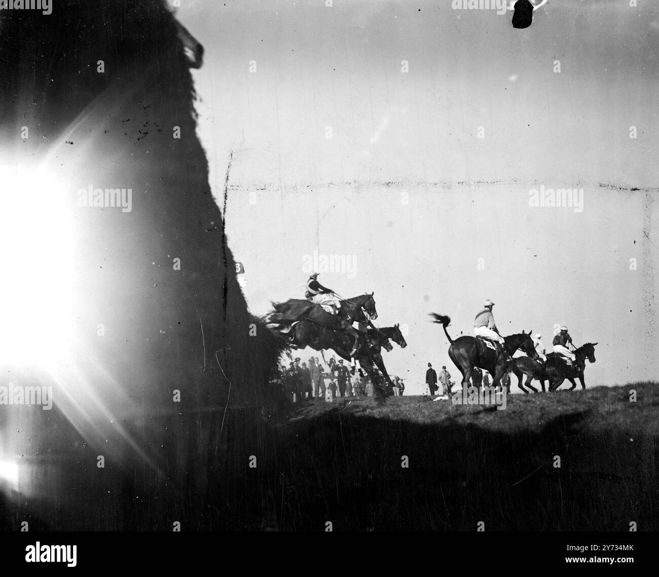 The Grand National steeplechase watched by a record crowd was run at ...