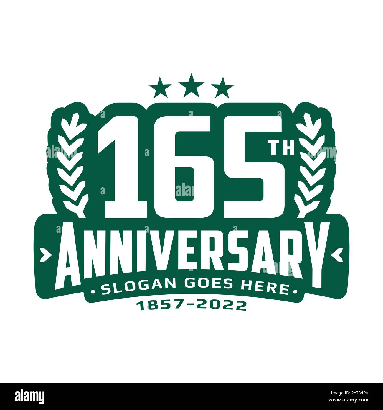 165 years anniversary logo design template. 165th anniversary ... 165 years anniversary logo design template. 165th anniversary ...