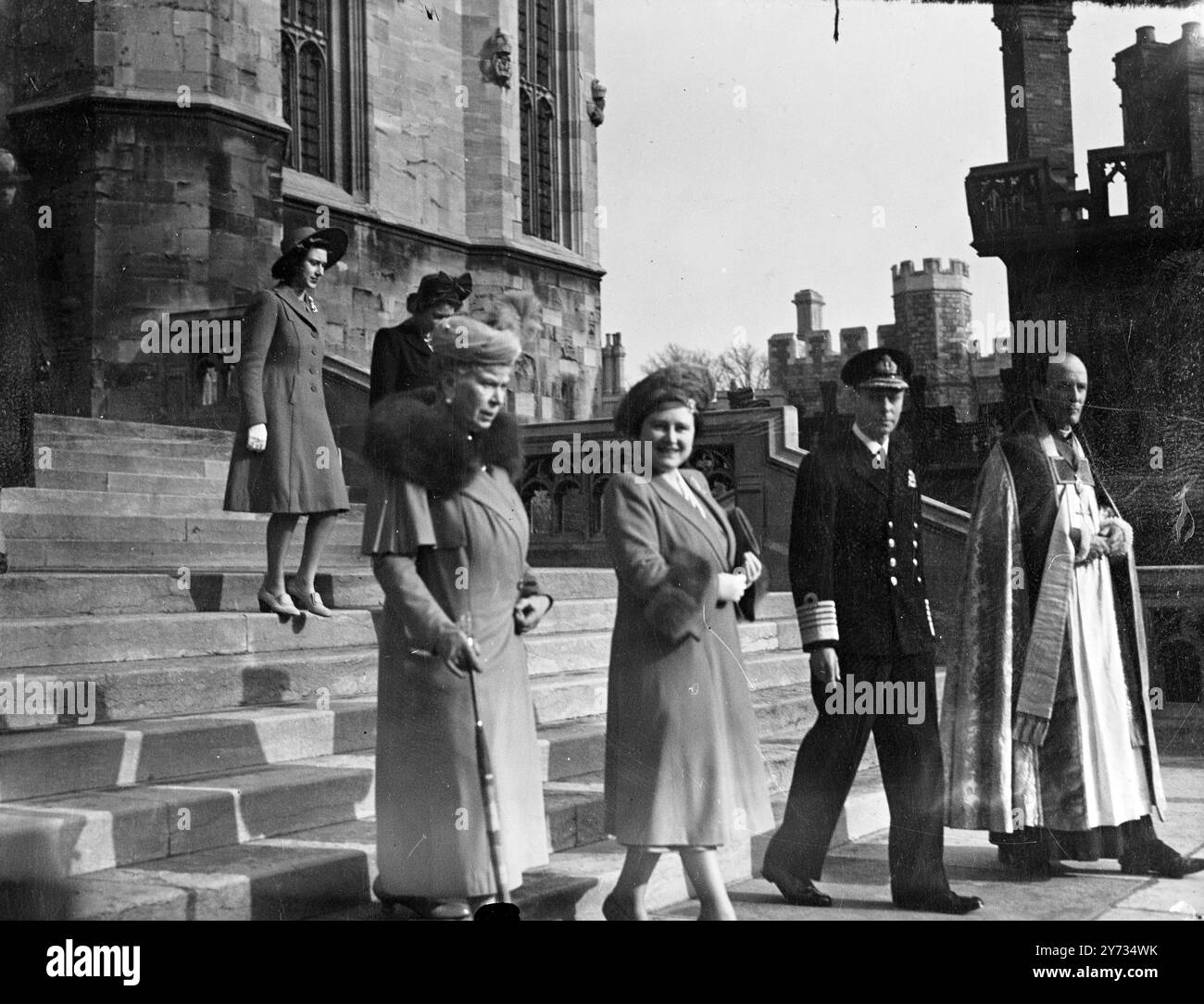 The Royal family was present at the wedding of Miss Lavinia Lascelles ...