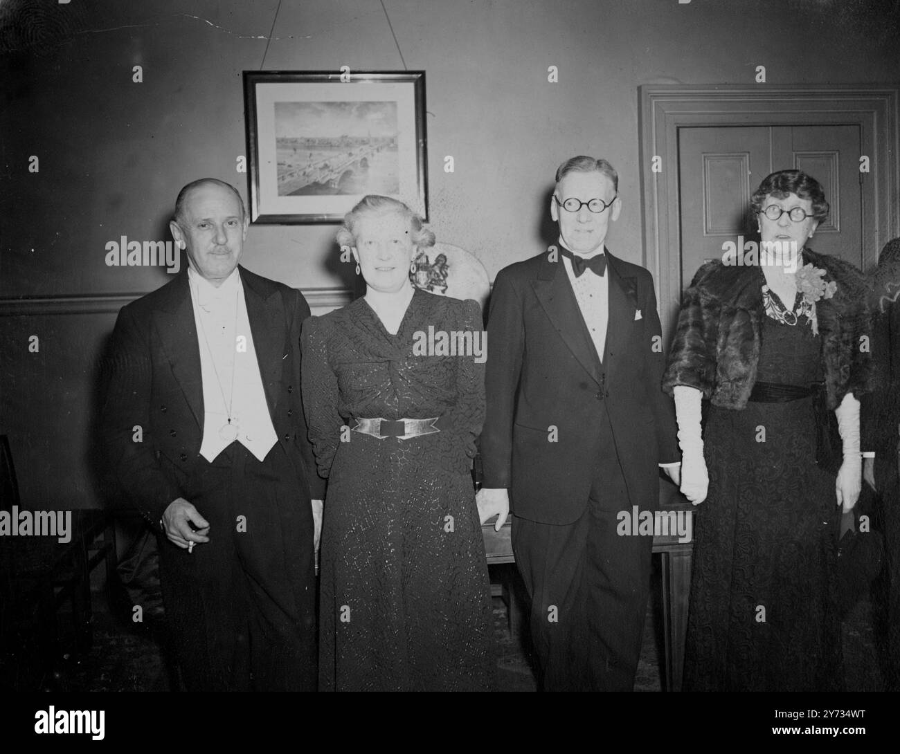 The Duke and Duchess of Abercorn attended the Ulster dance held at ...
