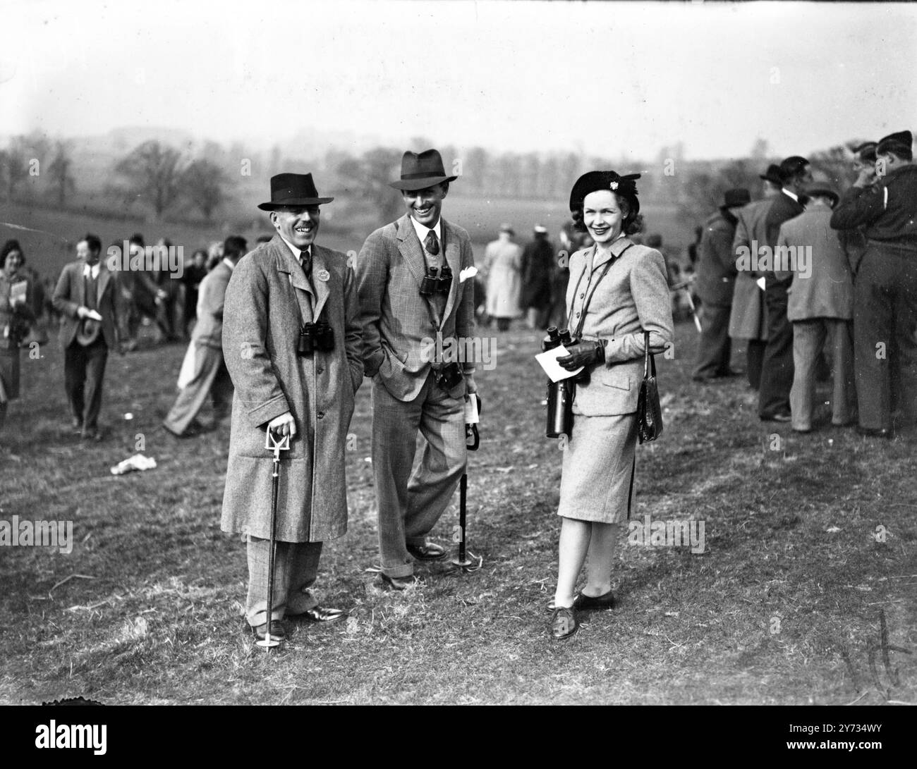 Colonel P.W.K Carr (one of the stewards) and Captain and Mrs Jimmy ...