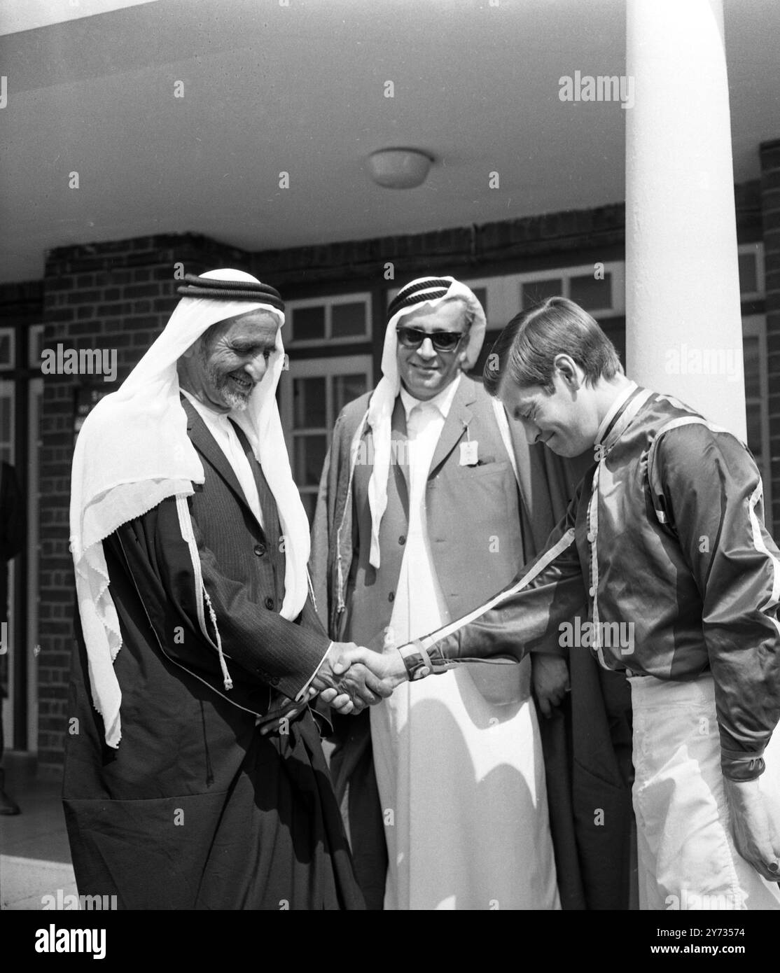 A day at the races for the Ruler of Dubai , Sheikh Rashid bin Saeed Al ...
