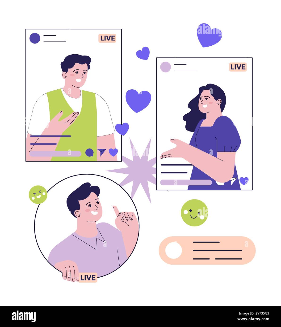 Positive aspect of social networks. Character learning new information ...