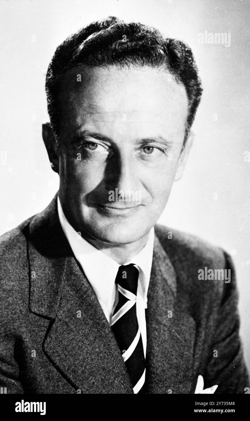 Fred Zinnemann Director 26 March 1954 Stock Photo - Alamy