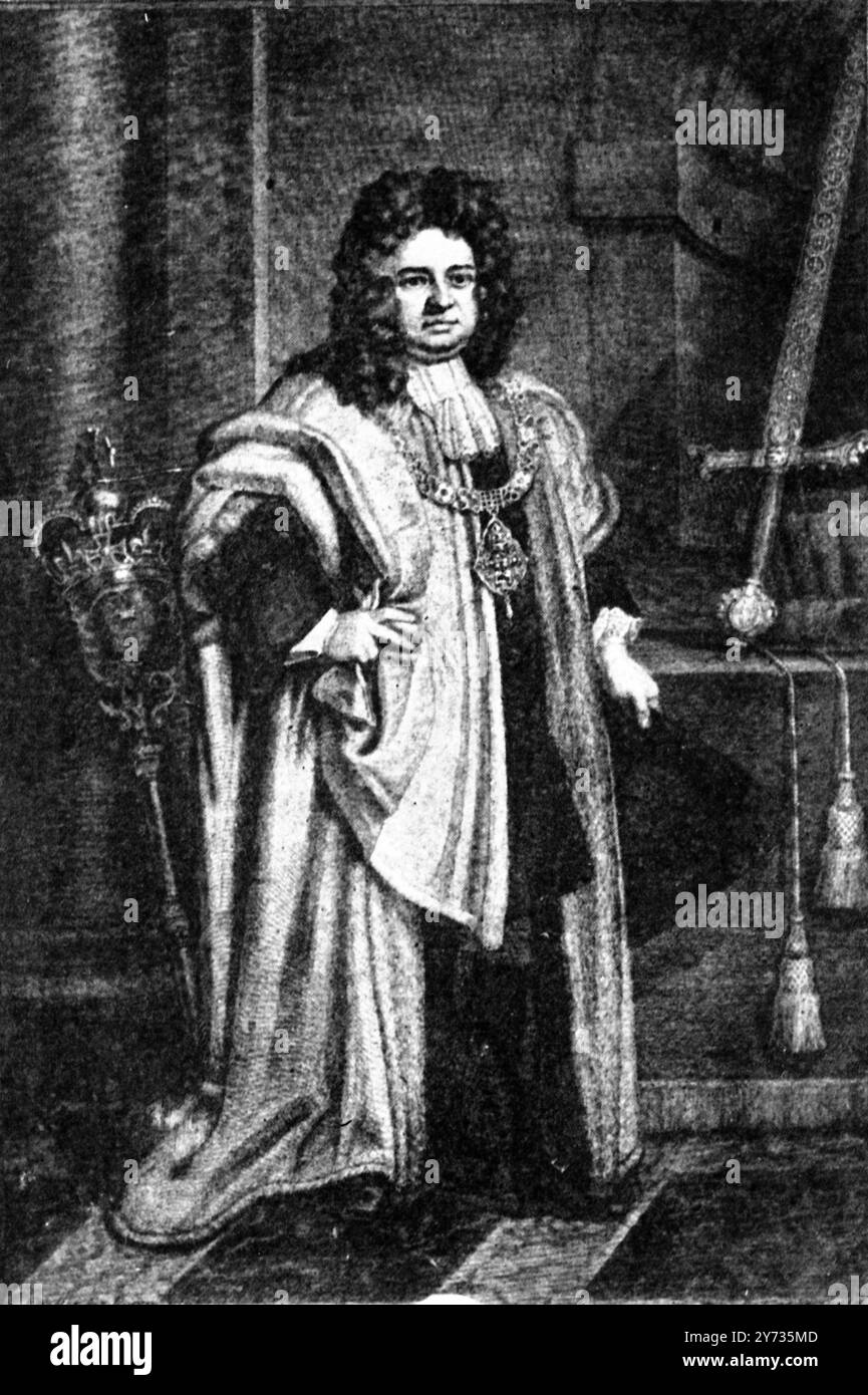 Painting of Sir Thomas Rawlinson - wine merchant and Lord Mayor of ...