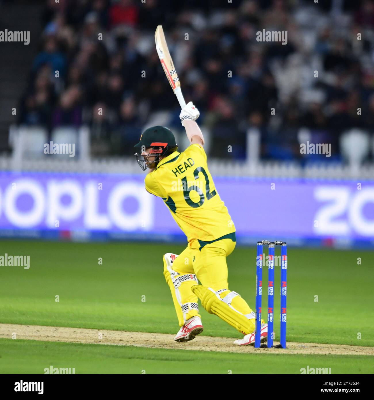 London, England. 27th Sep 2024. Travis Head during the Fourth Metro ...