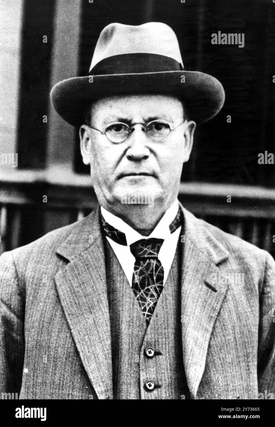 Daniel Francois Malan Prime Minister of South Africa 1948 Stock Photo ...