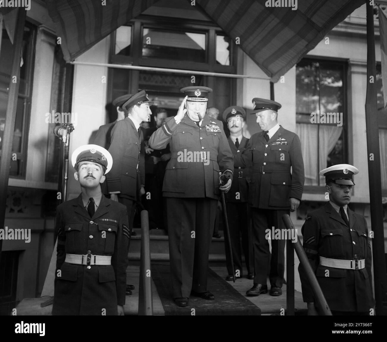 Mr Churchill , who is Honorary Air Commodore of 615 ( County of Surrey ...