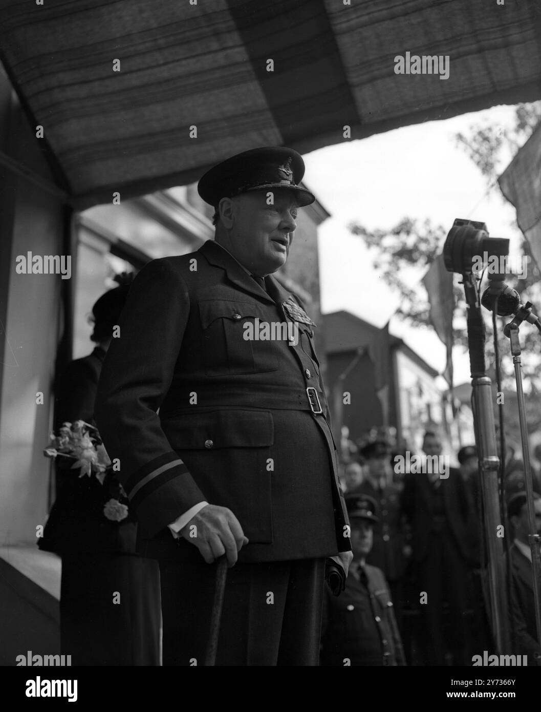 Mr Churchill , who is Honorary Air Commodore of 615 ( County of Surrey ...