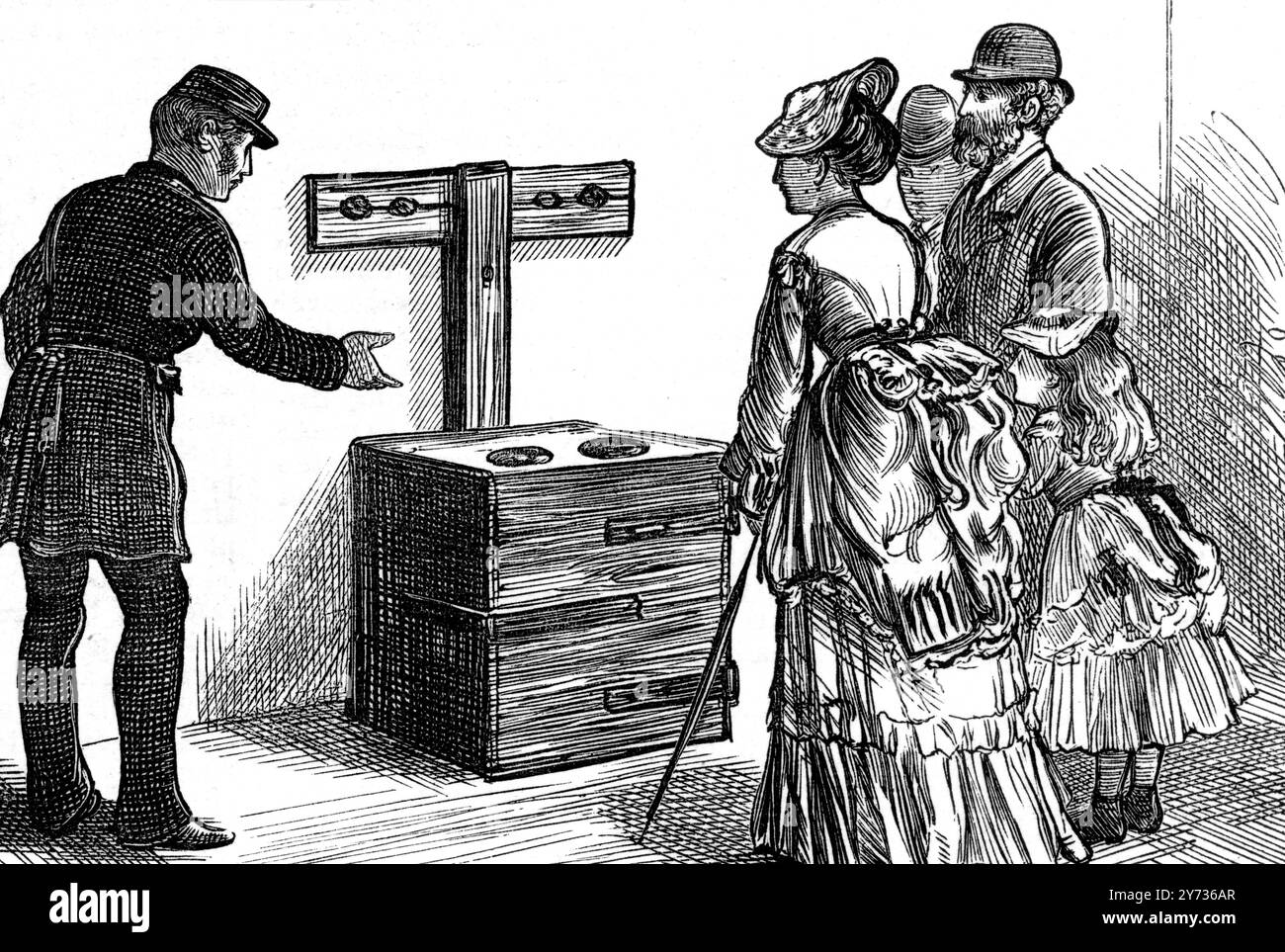 The Flogging Box at Newgate Prison , London , England 8 March 1873 ...