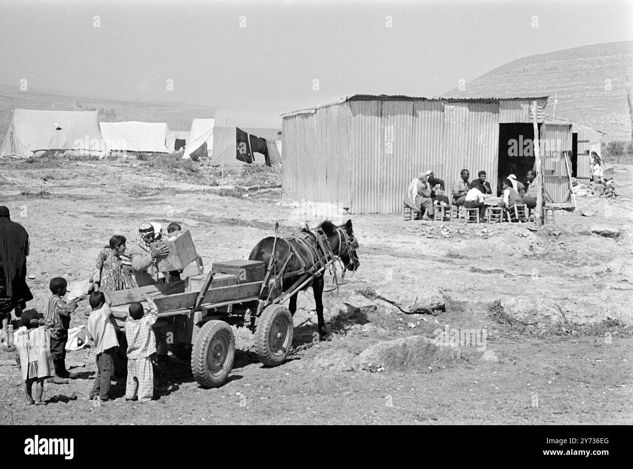 Palestinian refugee camp in 1969 hi-res stock photography and images ...