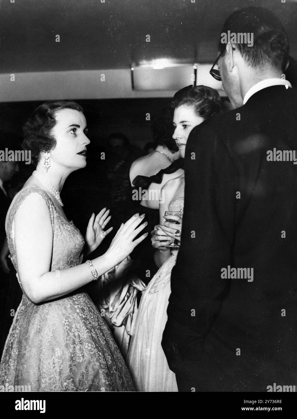 The Duchess of Argyll at dinner dance . The Duchess of Argyll at the ...